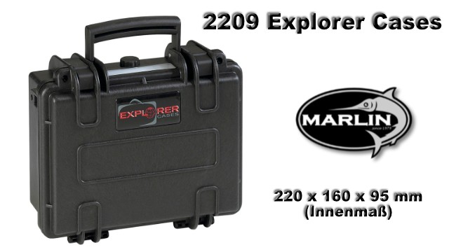 Kompakte Koffer für zerbrechliche Gegenstände. 2209 Explorer Cases